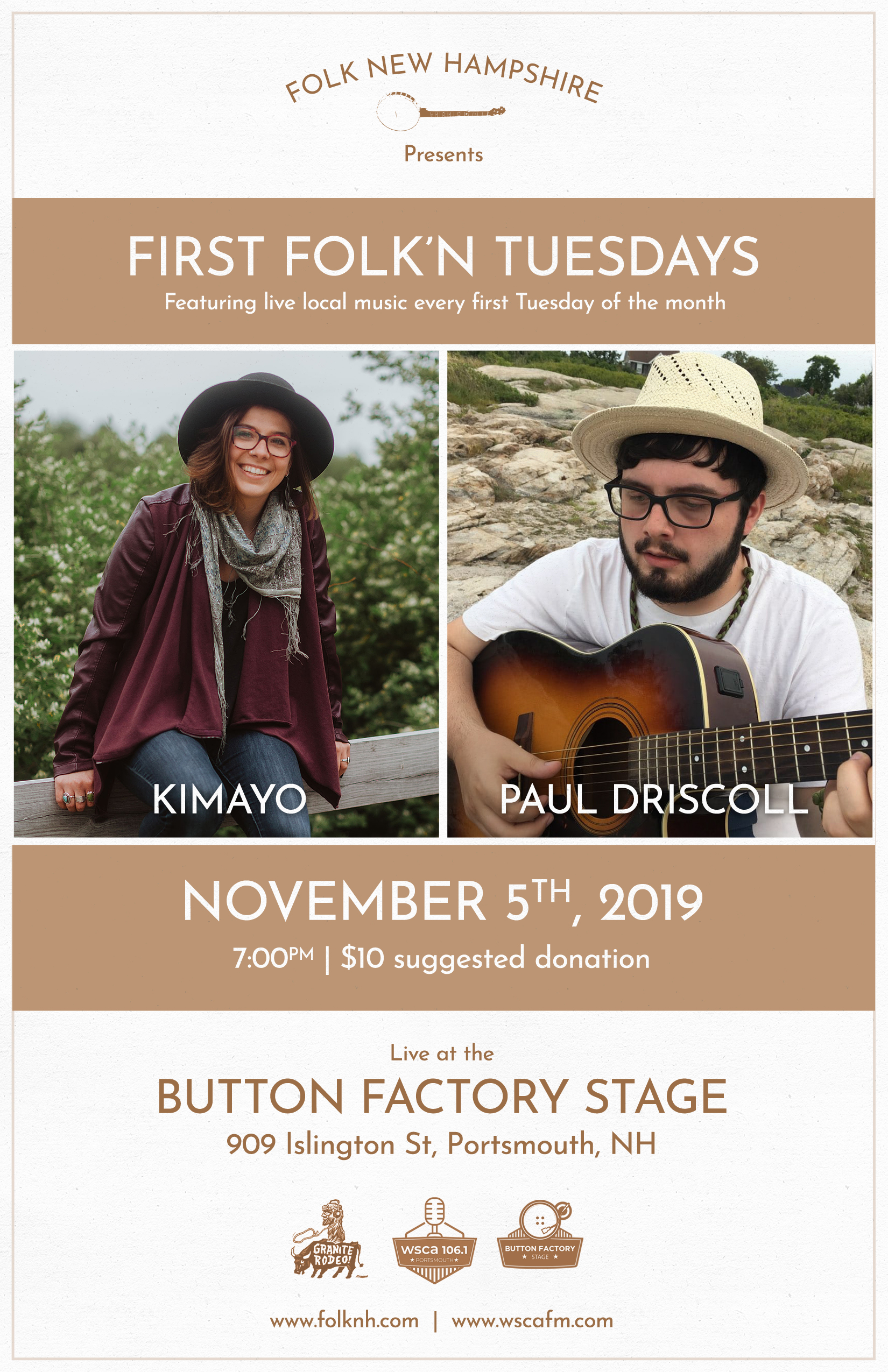 "First Folk'n Tuesdays" Set to Kick Off - Folk New Hampshire